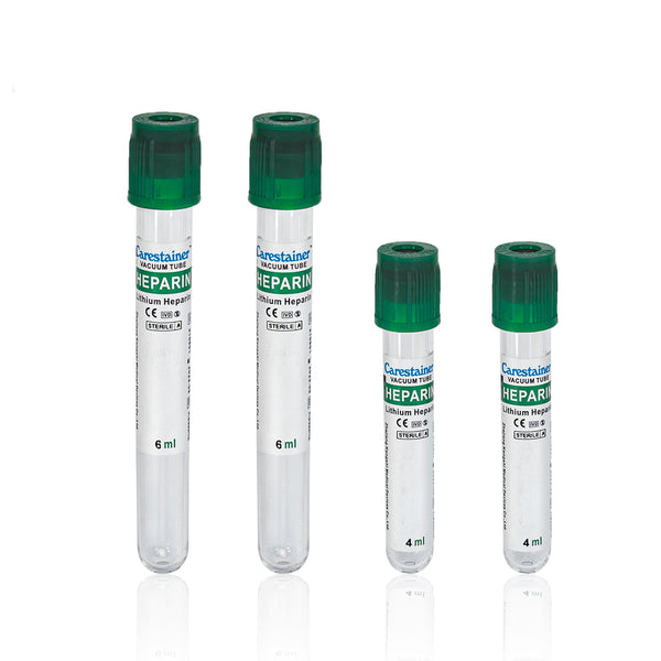 Heparinized tubes plasma analysis | Carestainer™ vacuum blood ...